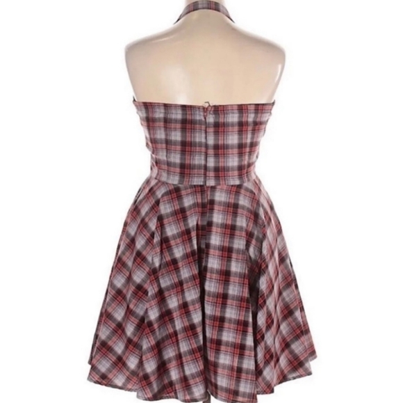 Modcloth | Dresses | Modcloth Ixia Plaid Halter Aline Retro Pinup ...